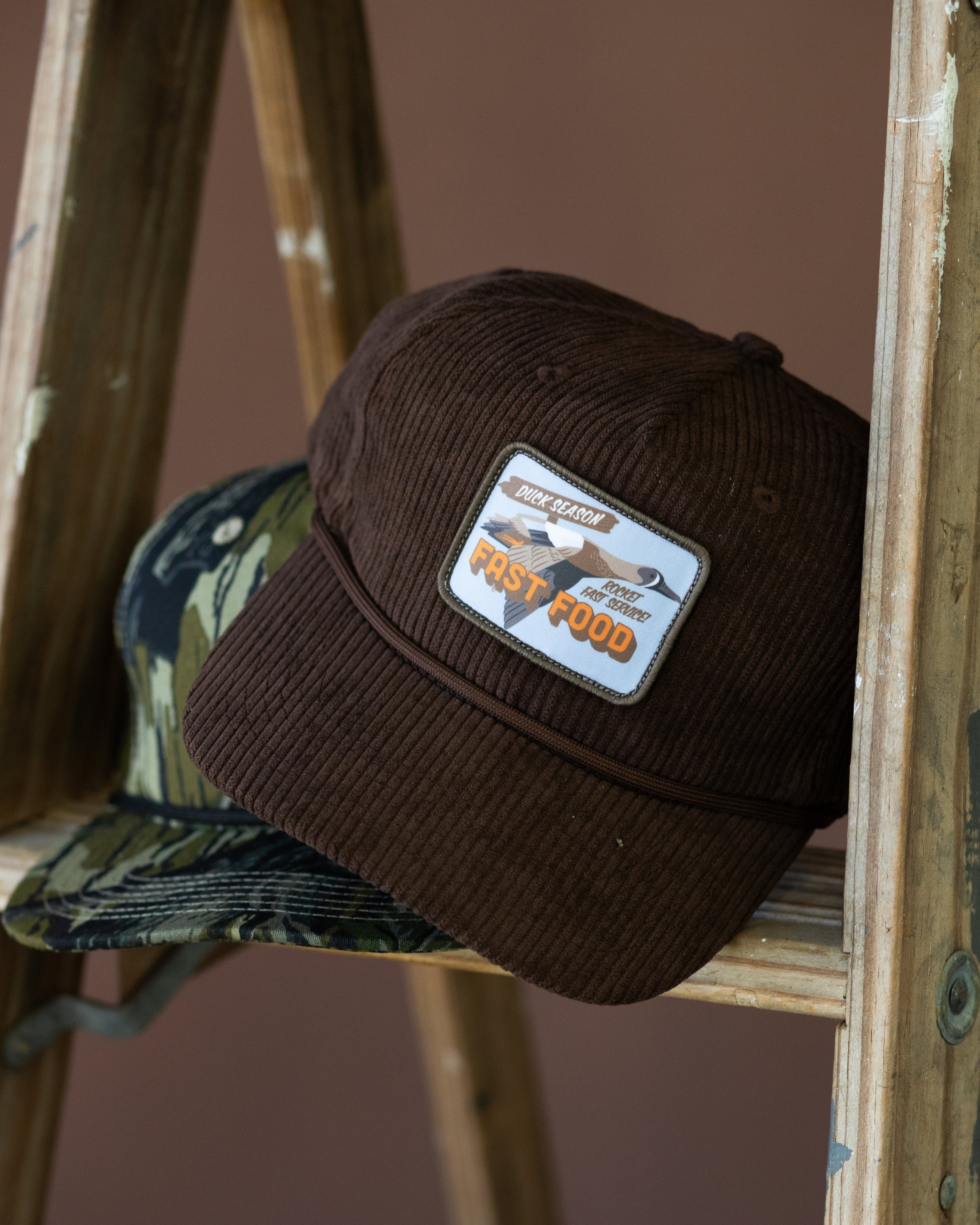 Duck Commander x General Vintage Fast Food Corduroy Goat Rope Hat