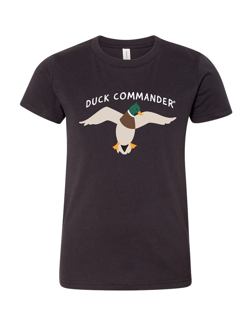 Duck Commander Vintage Black Youth Logo Tee