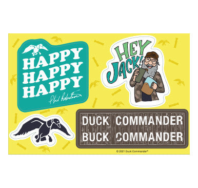 Duck Commander - Happy Happy Happy Sticker Pack