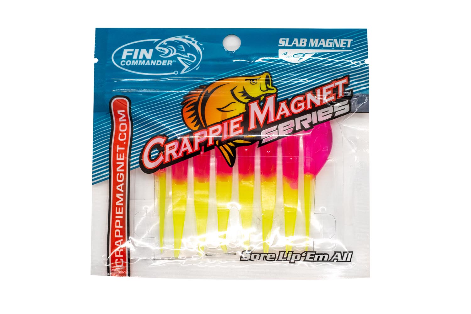 Fin Commander Slab Magnet Pink/Chartreuse Crappie Bait– Duck Commander